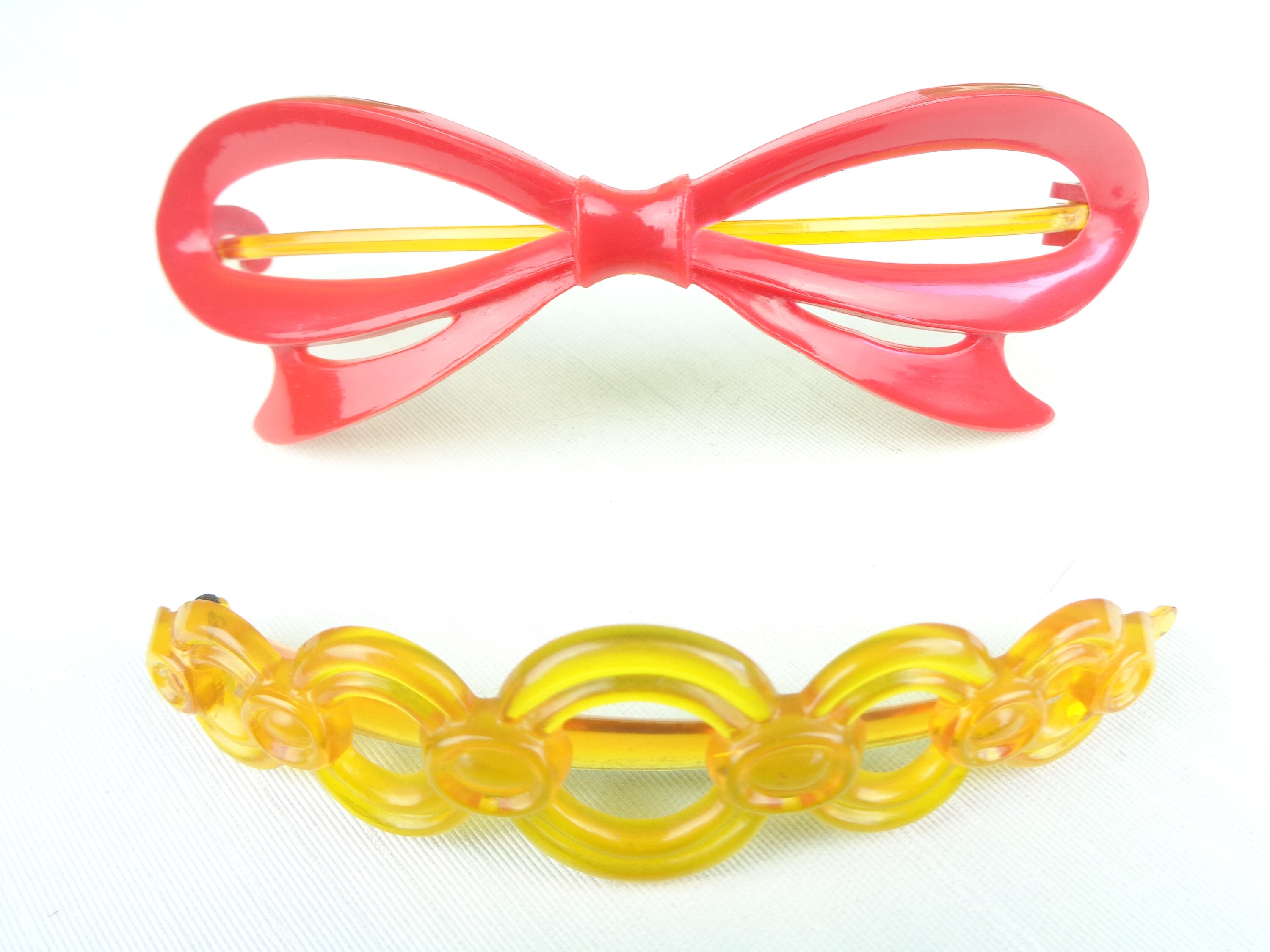 Vintage Retro Womens Girls Hair Accessorie Large Barrette Clip Personal ...