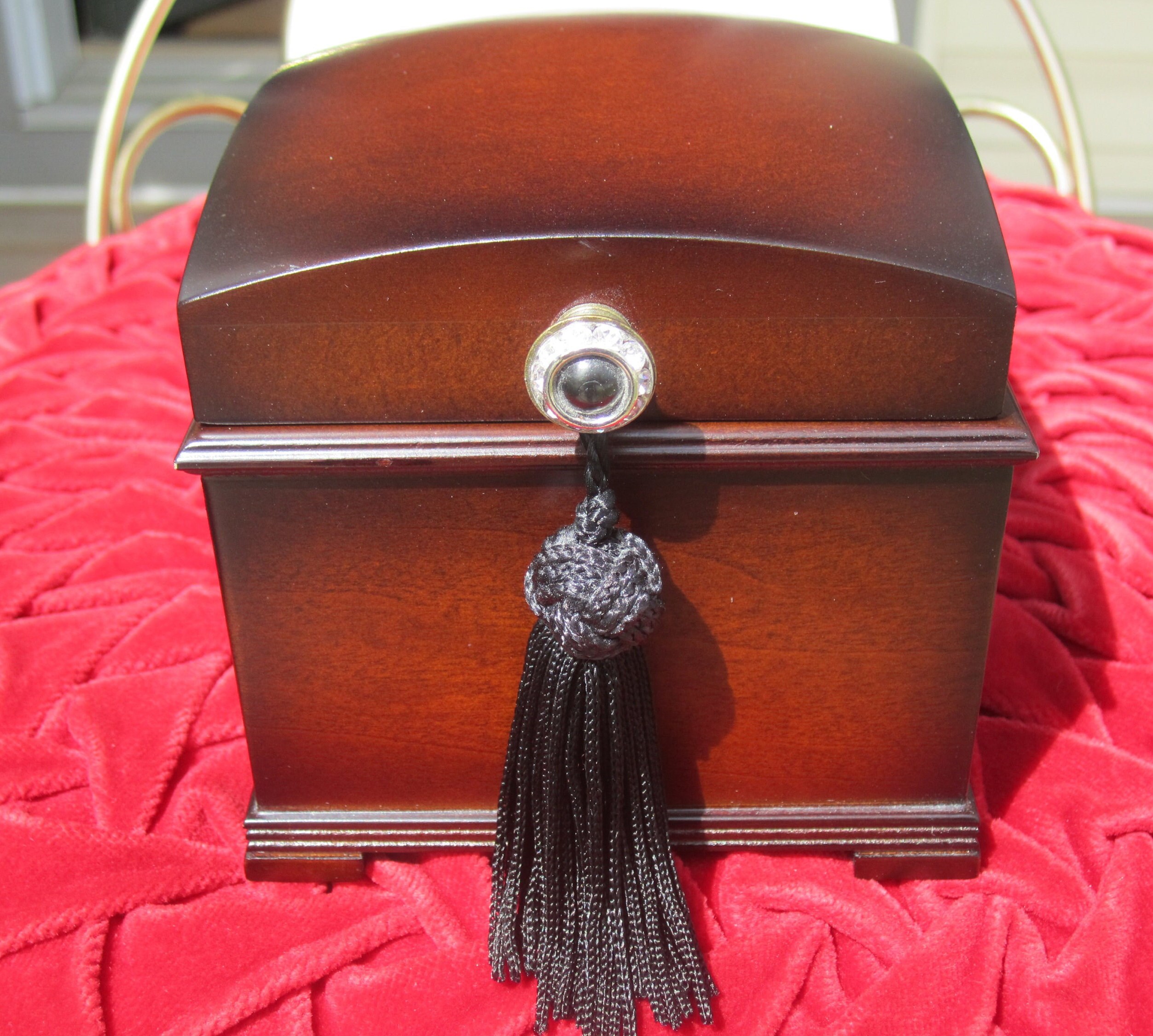 Bombay Musical Ring Jewelry Box Storage Organization 2000 Vintage Retro ...