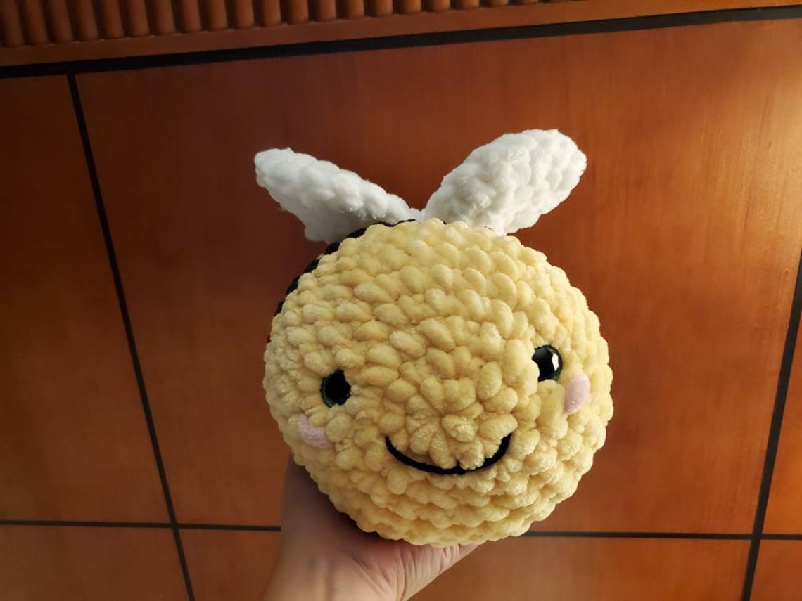 Snuggly Bumble Bee Plushy in Black and Yellow - Etsy