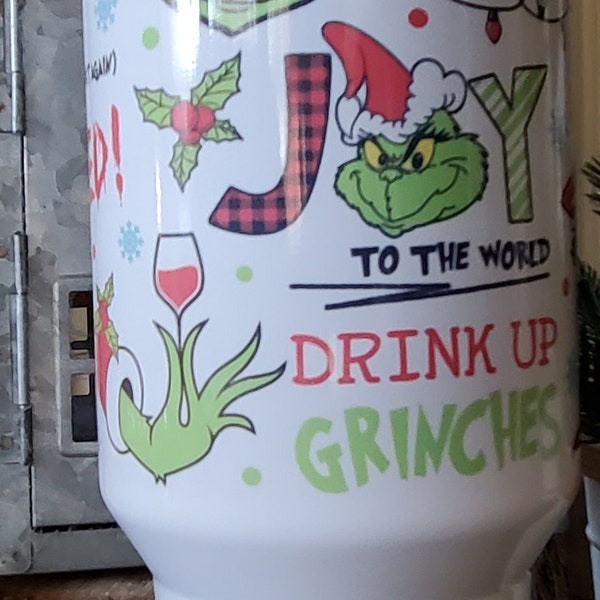 Grinch Tumbler Straws - Etsy