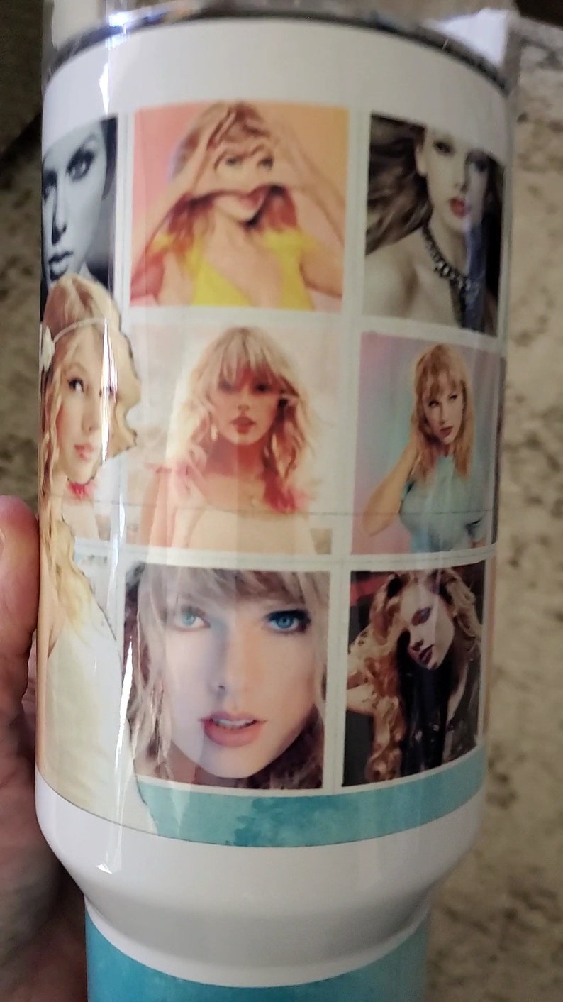 Personalized 40oz Taylor Swift Swifty QUENCHER Tumbler With Handle - Etsy