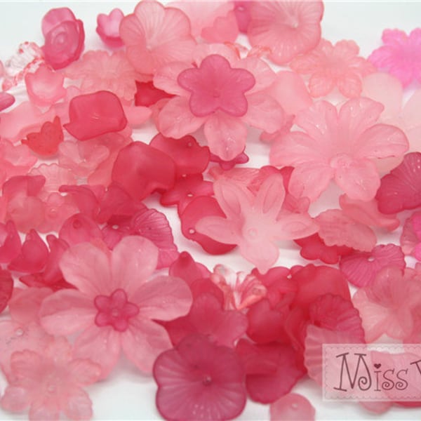 Acrylic Flower Bead - Etsy