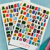 Ransom Note Letters Multicolor Deco Sticker Sheets - Etsy