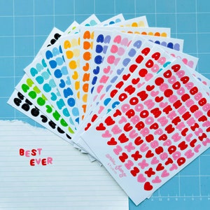 Letter Stickers - Etsy