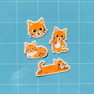 Mini Holographic Kitties | Cat Sticker Pack | Cat Stickers, Journaling ...