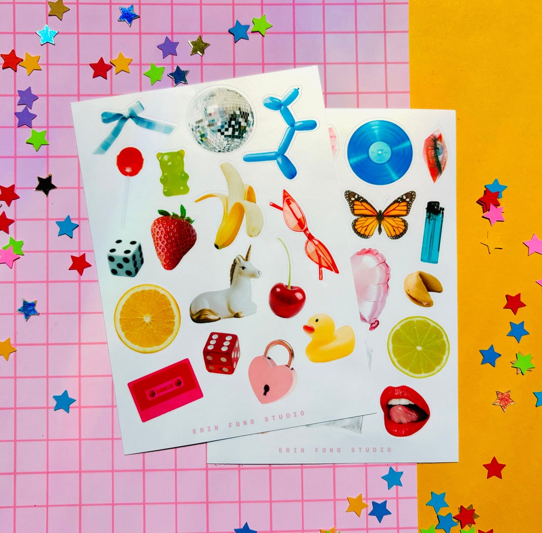 PNG Scrapbooking Sticker Sheet | Png Stickers, Scrapbooking Stickers ...