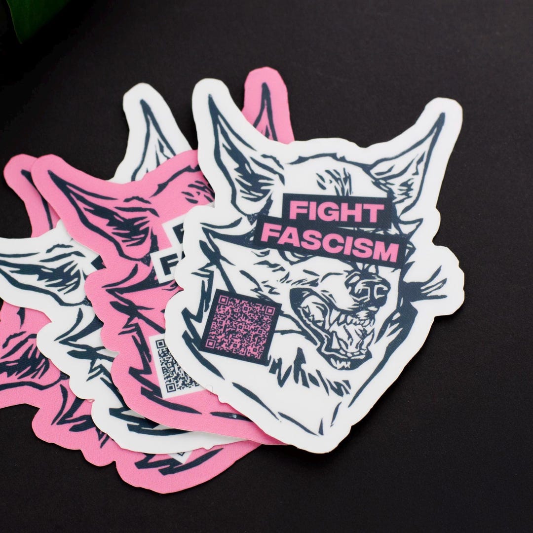 Fight Fascism Sticker | Punk, Anti-fascism, Activist Sticker - Etsy