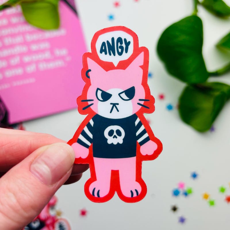 Emo Cat - Etsy