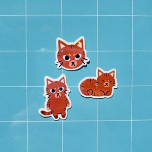 Mini Holographic Kitties | Cat Sticker Pack | Cat Stickers, Journaling ...