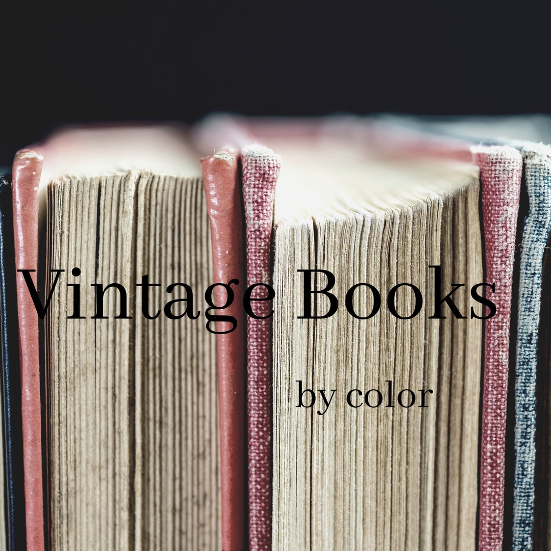 Vintage Books for Home Decor, Home Decorating, Staging, Coffee Tables ...