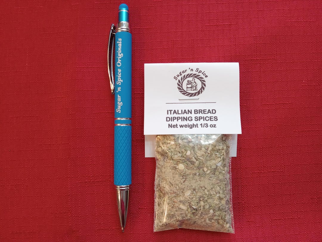 30 Bread Dipping Spices Italian - 1/3 Ounce Bag With Tag - 2" X 3 ...