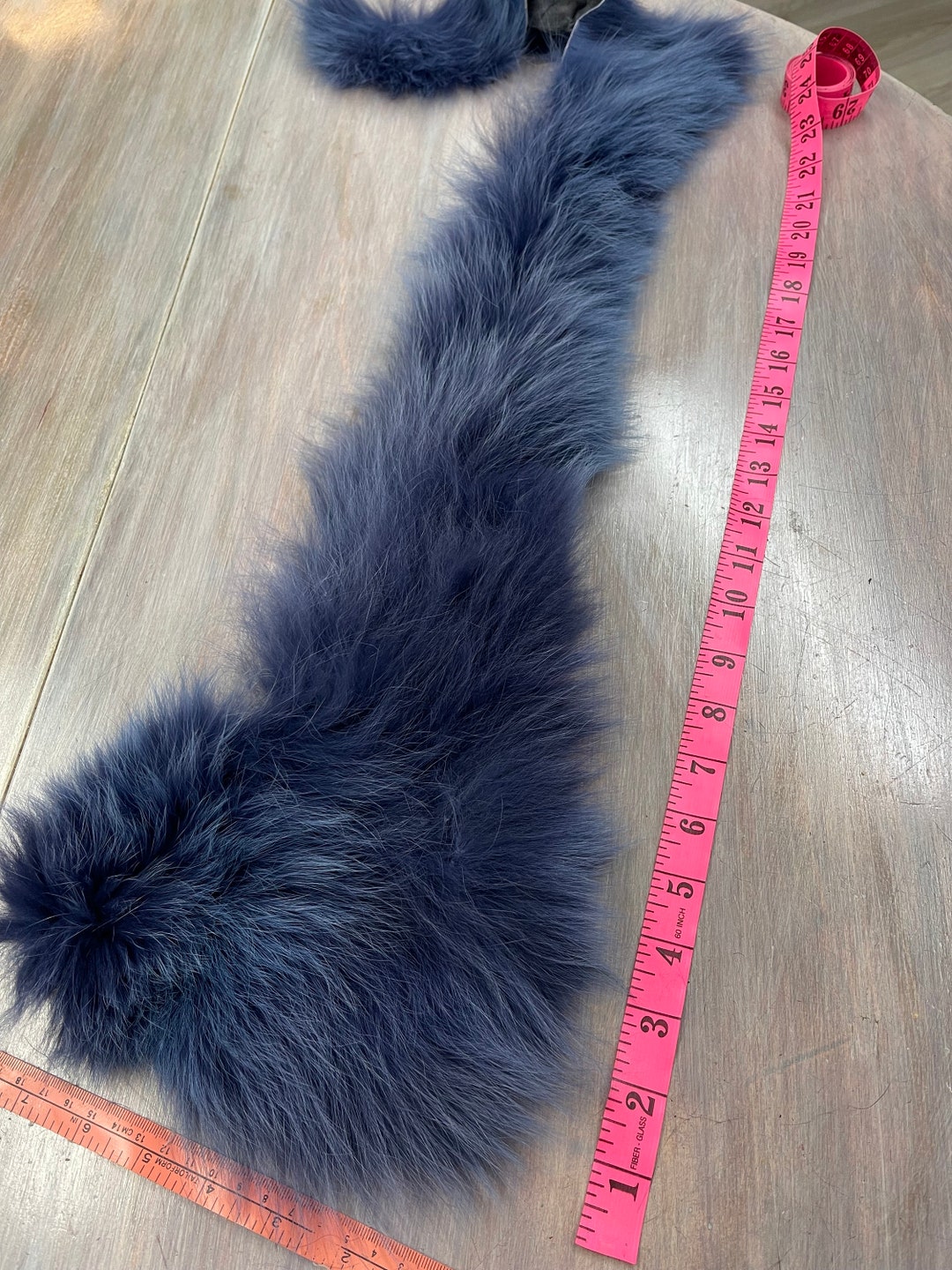 Genuine Blue Shadow Fox Fur Skin Piece Craft N.b-5 - Etsy
