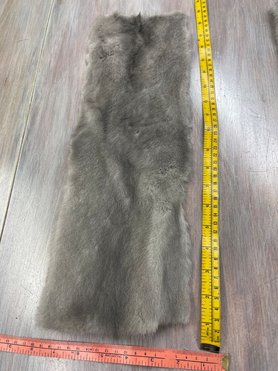 Gray Sapphire Mink Fur Skin Pelt Craft Scarf Winter Accessory A-6 - Etsy