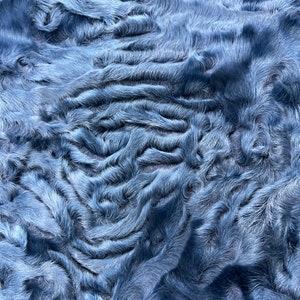 20 Royal Blue Swakara Broadtail Lamb Fur Skin Pelt Craft - Etsy