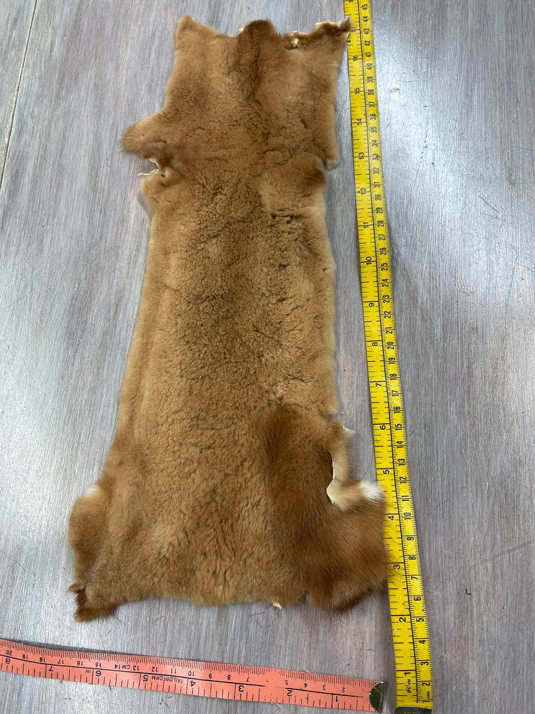 Brown Sheared Mink Fur Skin Pelt Craft Scarf Winter Accessory A-15 - Etsy