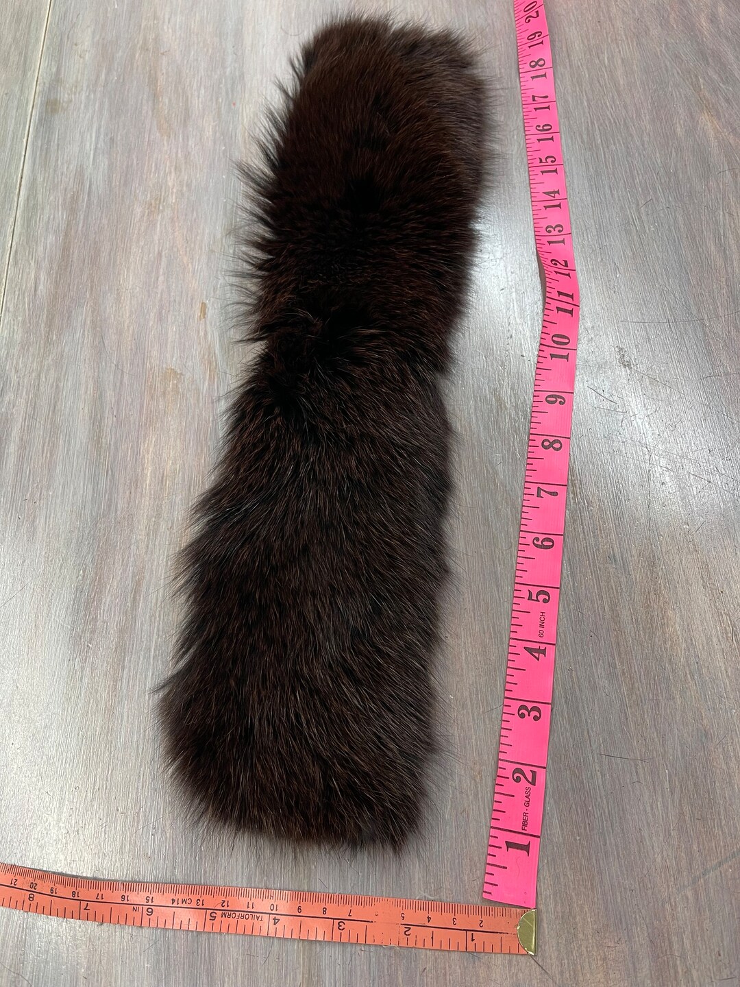 Genuine Brown Shadow Fox Fur Skin Piece Craft N.b-19 - Etsy