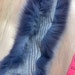 Genuine Blue Shadow Fox Fur Skin Piece Craft N.b-1 - Etsy