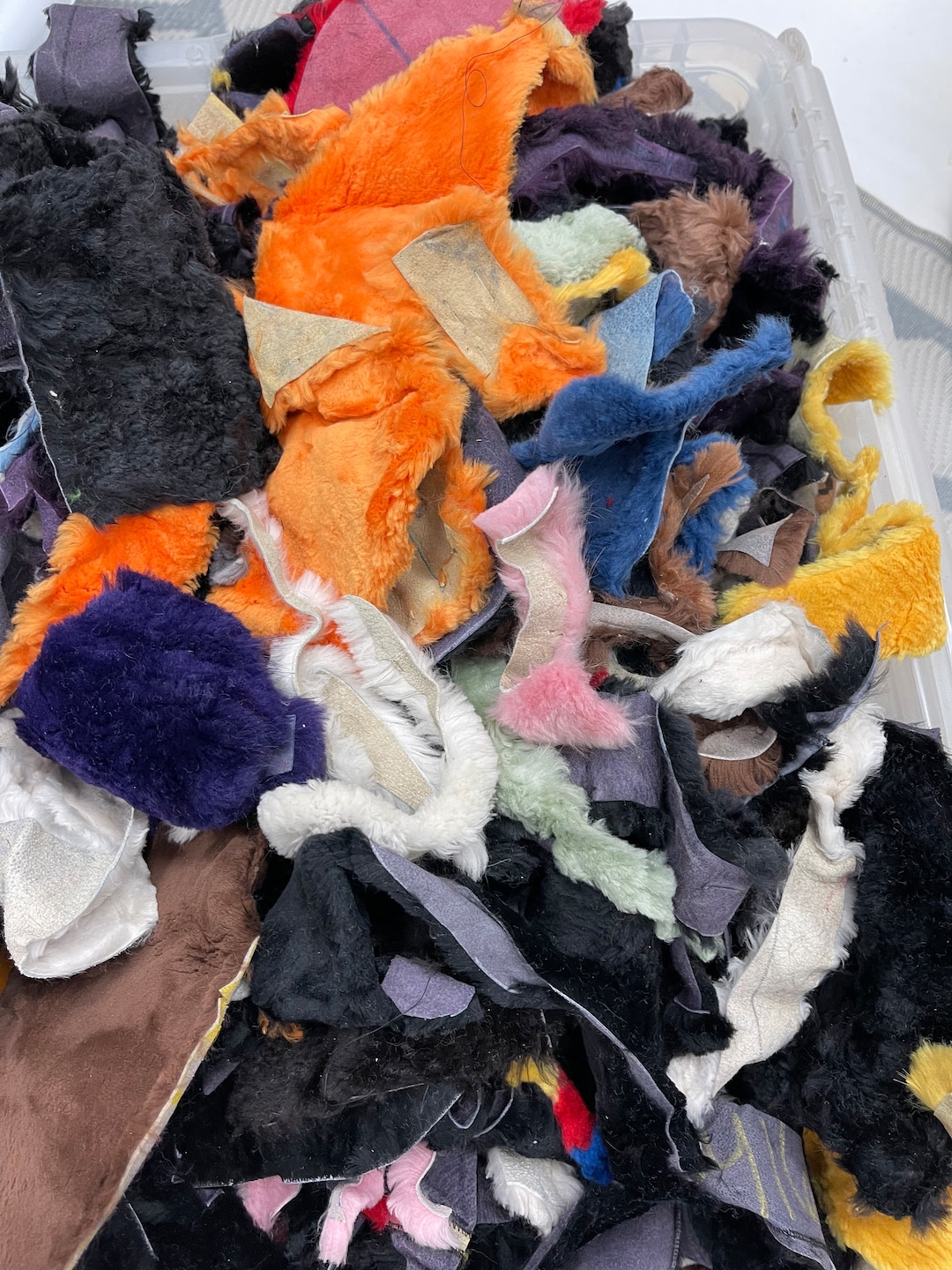 Genuine Sheared Plucked BEAVER Fur Scraps Patchwork Light 1/2 Pound - Etsy