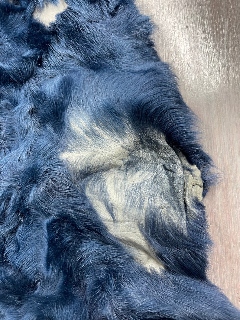 20 Royal Blue Swakara Broadtail Lamb Fur Skin Pelt Craft - Etsy