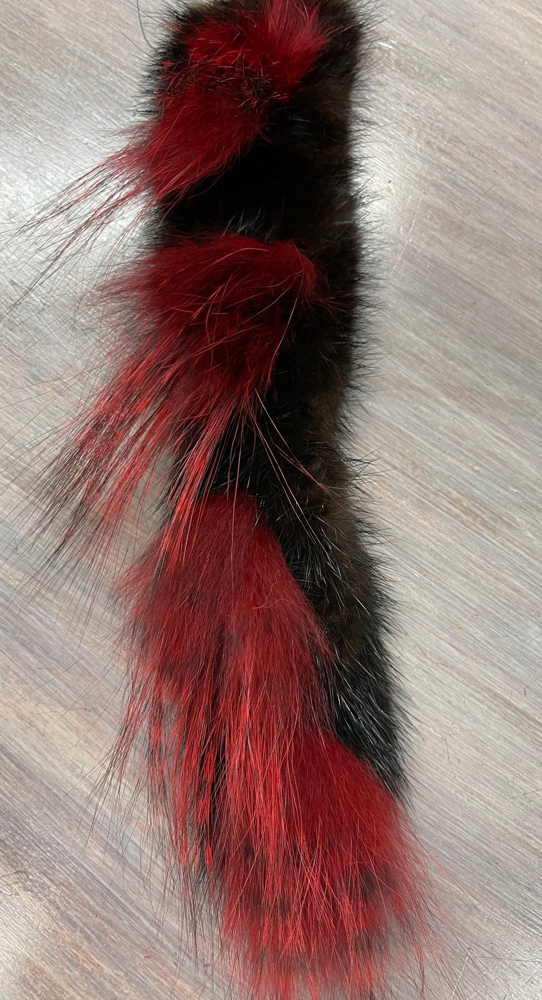 8 Genuine Bourgogne Fox Fur Skin Insertion in Mink Fur Piece - Etsy