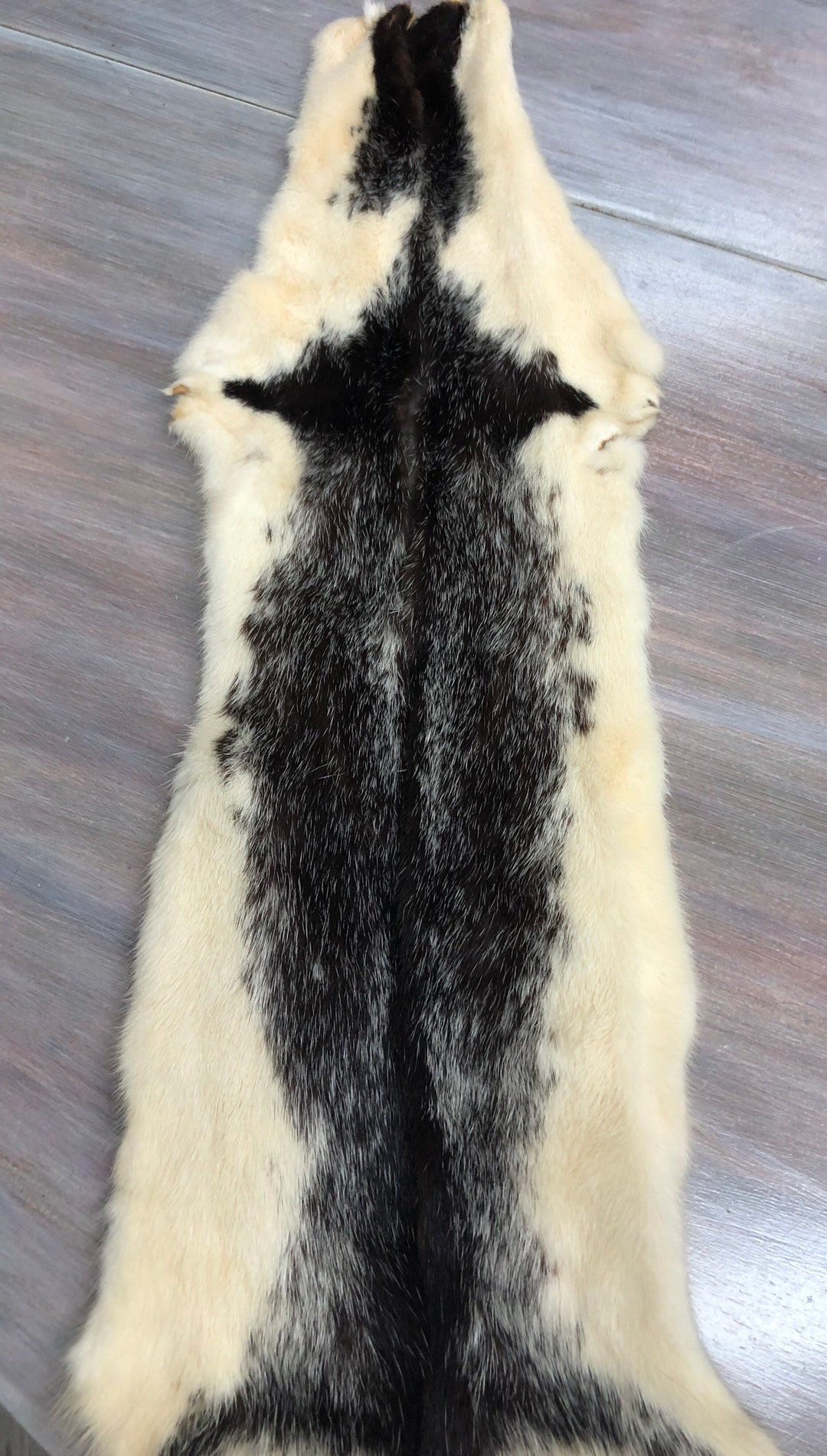 22’’ Cross Mink Fur Skin Pelt Craft Scarf Winter Accessory - Etsy