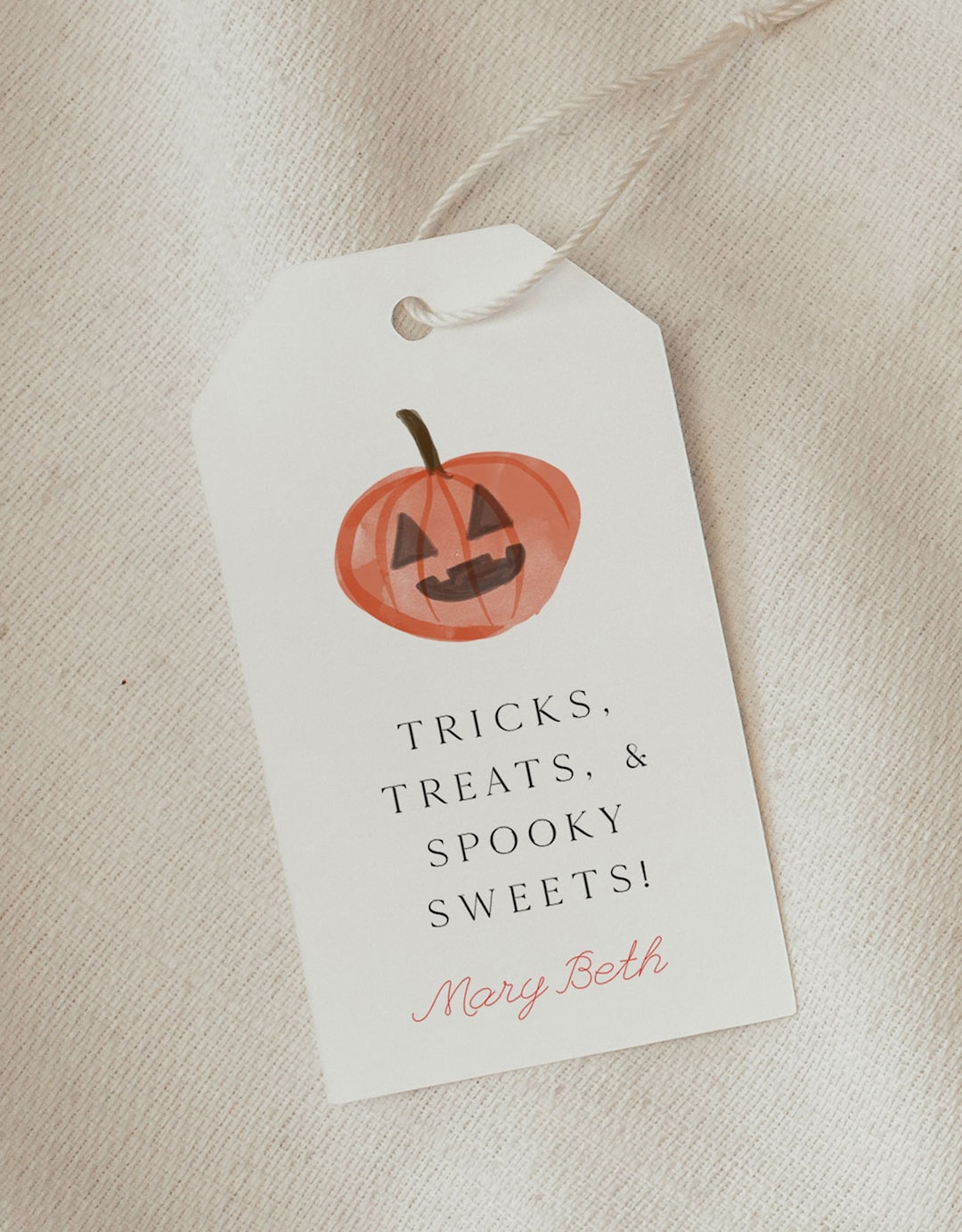 Spooky Treats - Halloween Gift Tag Set - Etsy