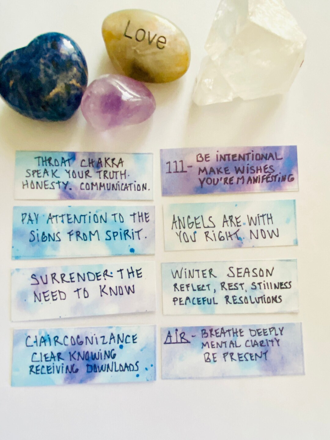 Handmade Oracle Deck of Cards, Watercolor Cards, Tarot and Oracle ...