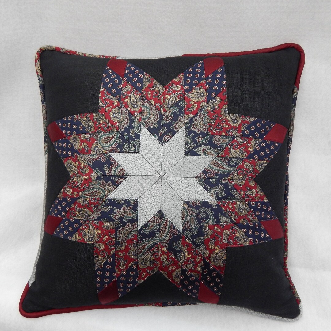 Keepsake/memorial Pillow Custom Made From Loved Ones Ties - Etsy