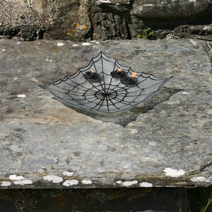 Gothic 'wicked Webs' Spiderweb / Cobweb Floating Candle / Fruit Bowl ...