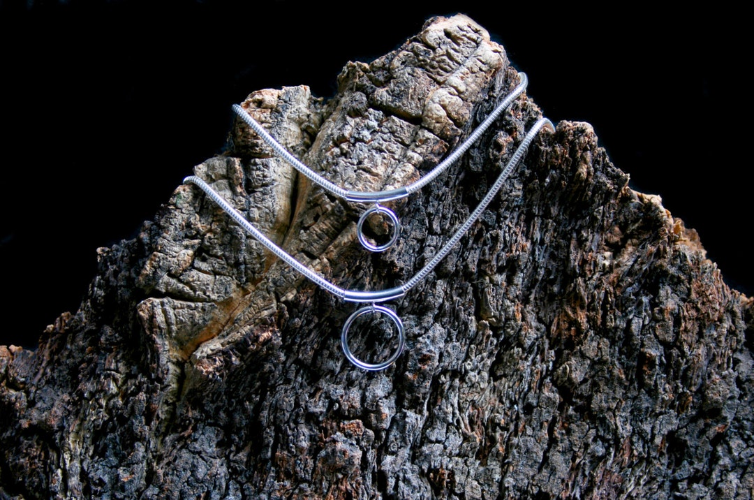 Discrete PERMANENTLY LOCKING Slave Bracelet 'story of O' BDSM 'O' Ring ...