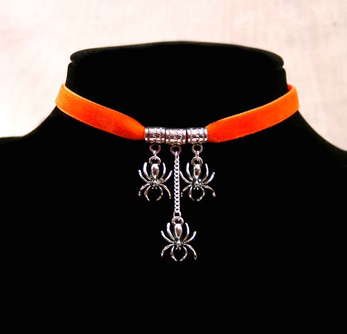 Handcrafted 'incy Wincy Spider' Choker. Tiny Tibetan | Etsy