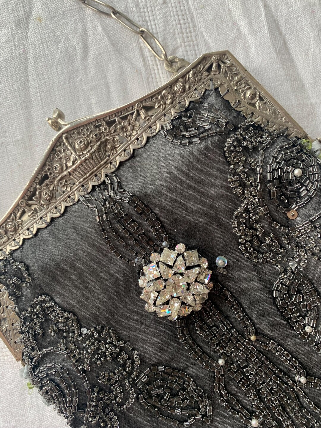 1920 S Antique Hallmarked 800silver Purse Frame Upcycled and Remade in ...