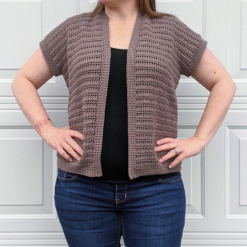 Francesca Cardi PDF Digital Downloadcrochet Cardigan - Etsy