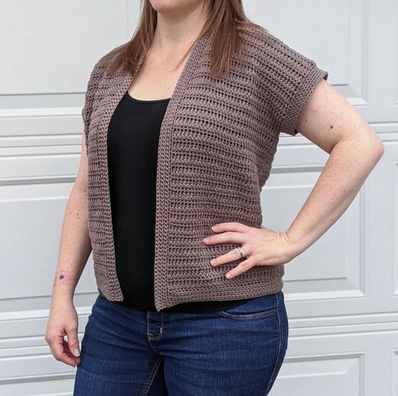 Francesca Cardi PDF Digital Downloadcrochet Cardigan - Etsy