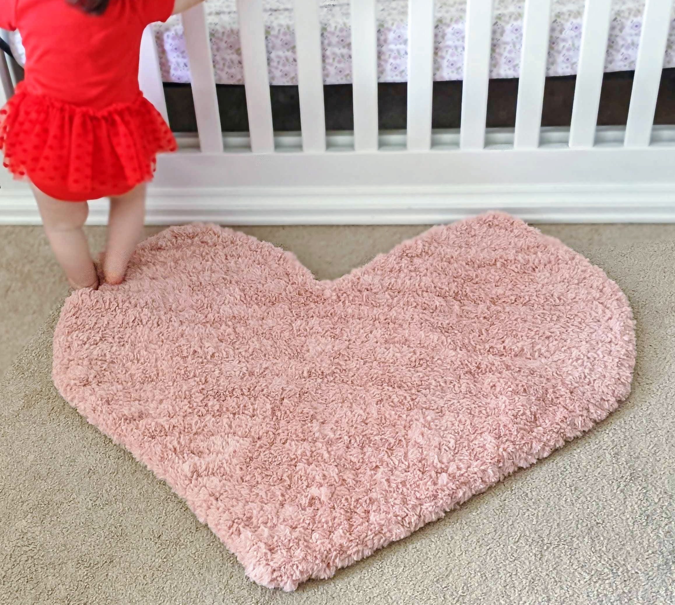 Crochet Heart Rug Pattern|faux Fur Rug|crochet Rug|rug Pattern|diy Rug ...