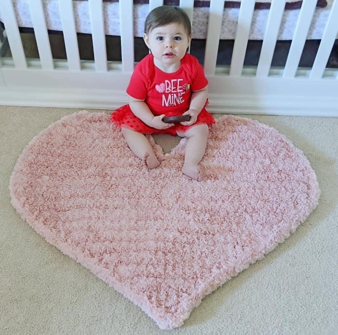 Crochet Heart Rug Pattern|faux Fur Rug|crochet Rug|rug Pattern|diy Rug ...