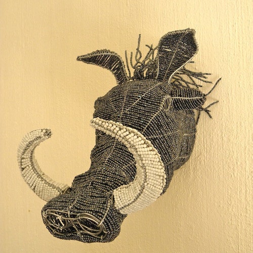 African Beaded Wire Animal Sculpture ORYX ANTELOPE Head - Etsy