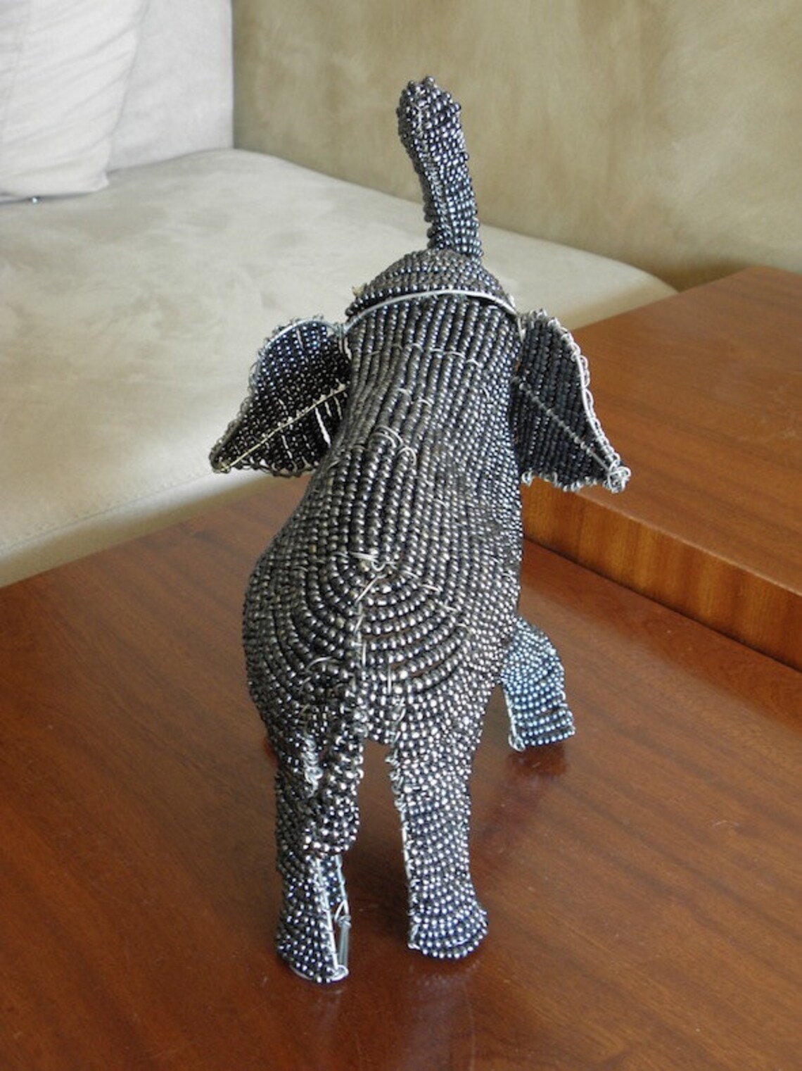 African Beaded Wire Animal Sculpture ELEPHANT MEDIUM SMALL - Etsy