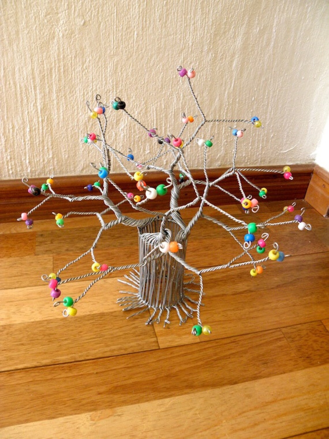African Beaded Wire Tree BAOBAB MEDIUM Multicolor - Etsy