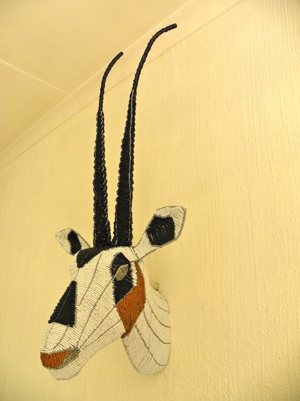 African Beaded Wire Animal Sculpture ARABIAN ORYX Head - Etsy