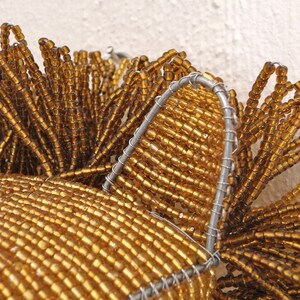 African Beaded Wire Animal Sculpture - LION HEAD - Etsy
