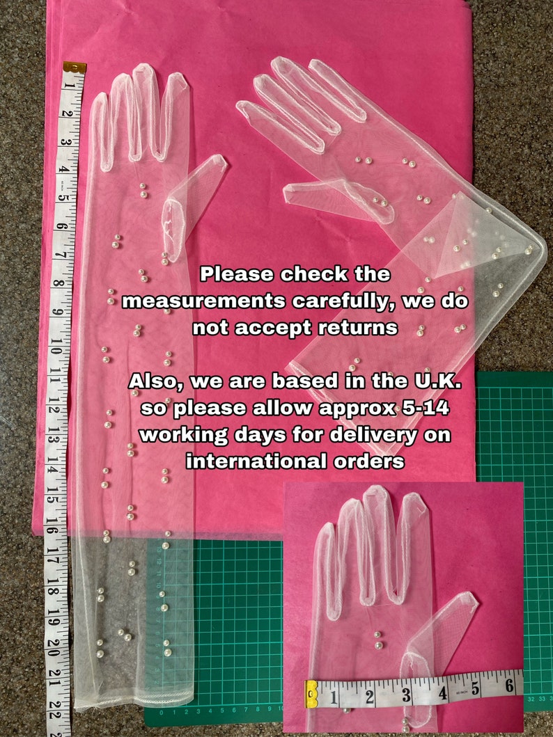 LILAC Purple PEARL Tulle Bridal Gloves Mesh Opera Length Long - Etsy