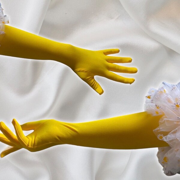 Yellow Gloves - Etsy