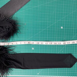 IVORY OSTRICH Feather Gloves Sheer Tulle Glove Bride to Be Over the ...