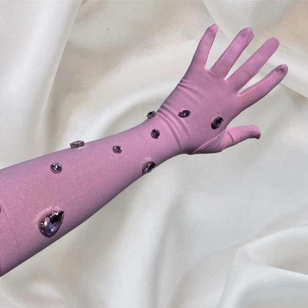 Pink Gloves - Etsy