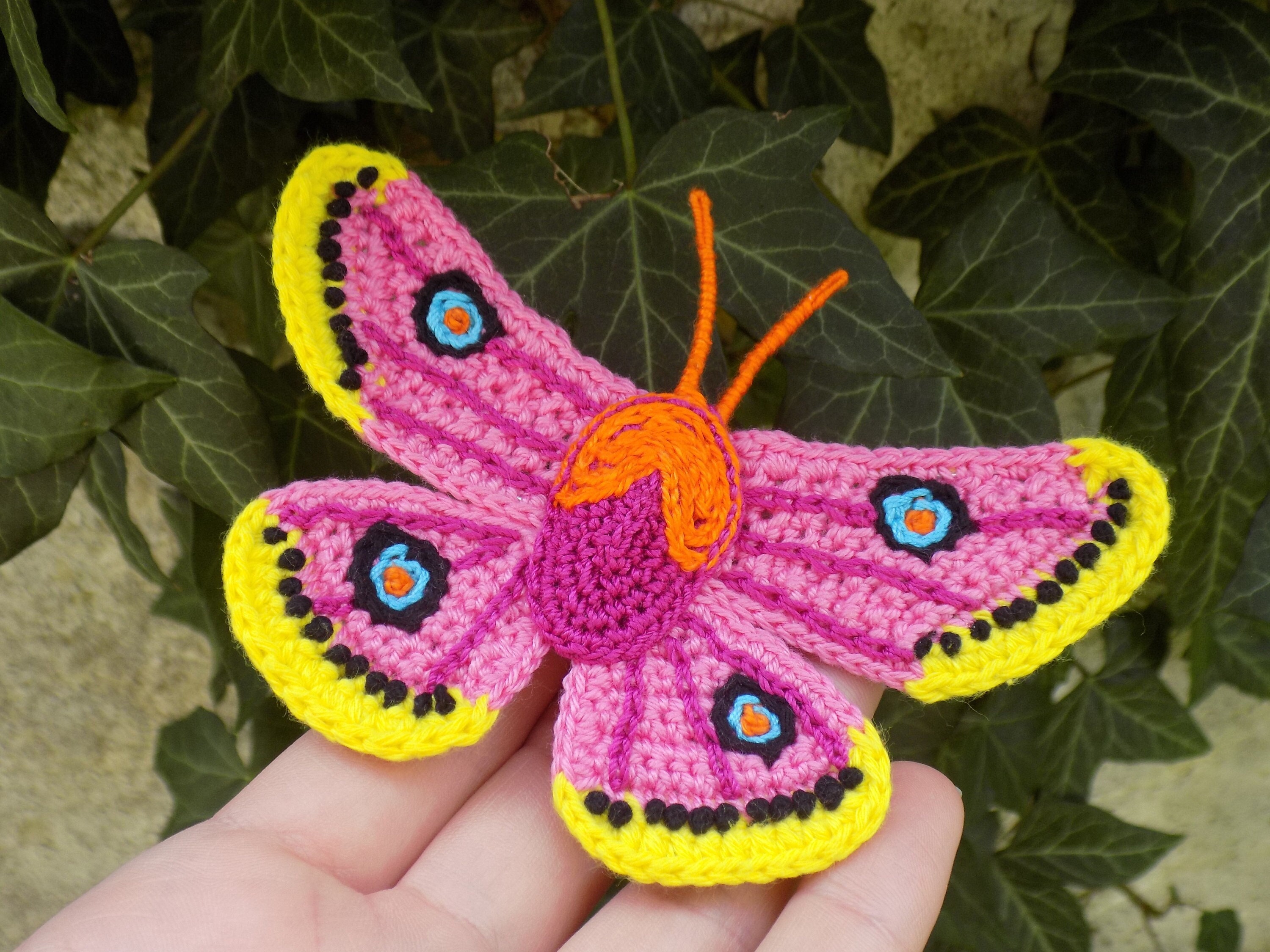 CROCHET PATTERN: Crochet Butterfly for Decor or Jewelry Creation - Etsy
