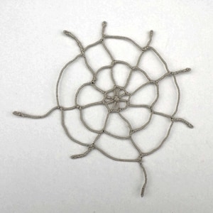 MACRAMÉ WEAVING PATTERN Halloween Spider's Web for Decor or Jewelry ...