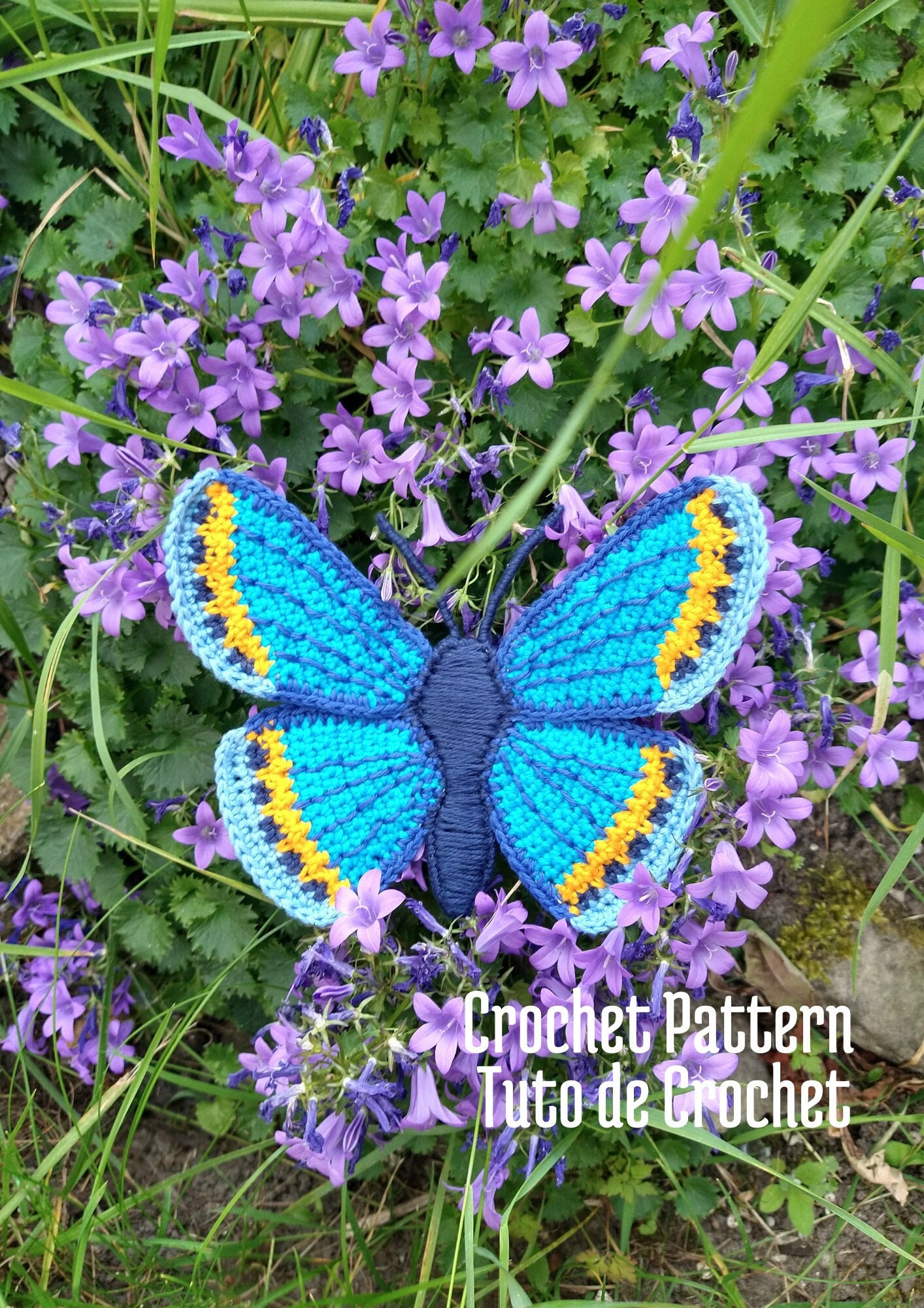CROCHET PATTERN: Crochet Butterfly for Decor or Jewelry Creation - Etsy