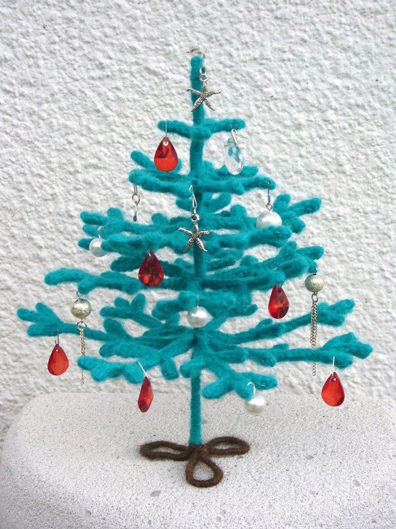 CROCHET PATTERN Original Crocheted 3D Christmas Tree for Holiday Decor ...
