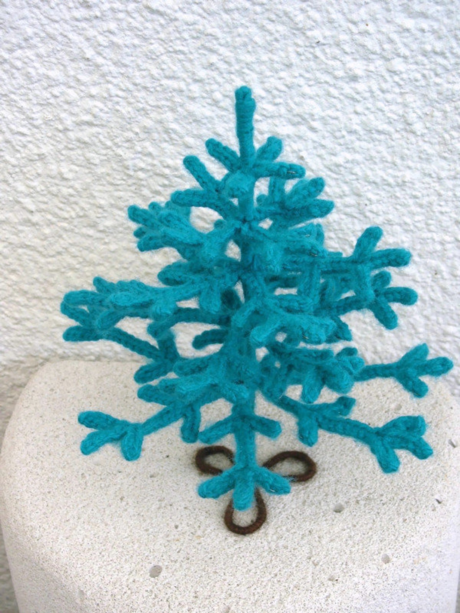 CROCHET PATTERN Original Crocheted 3D Christmas Tree for Holiday Decor ...